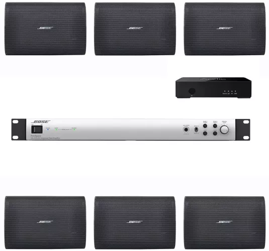 Sistem Bose Profesional Freespace FS4SE Internet Radio Wifi 6 boxe negre - cel.ro