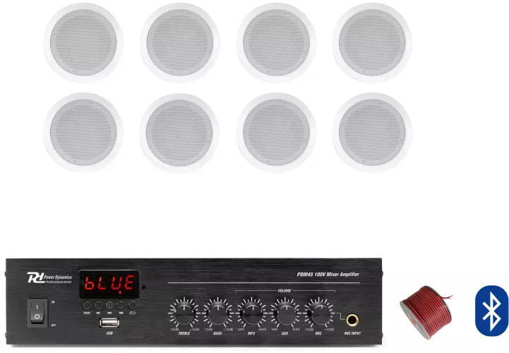 Sistem Boxe Incastrate cu bluetooth USB FM 60114 - cel.ro