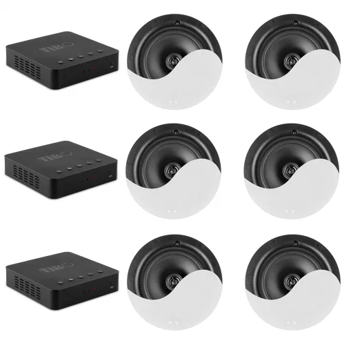 Sistem multiroom cu boxe tavan PD CSP5 Tibo Bond 4 3 zone bluetooth wi ...