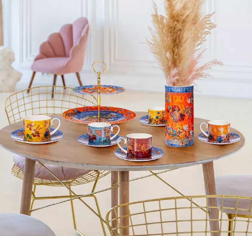 Vaza portelan Orange 30cm oevy_217840234 - cel.ro