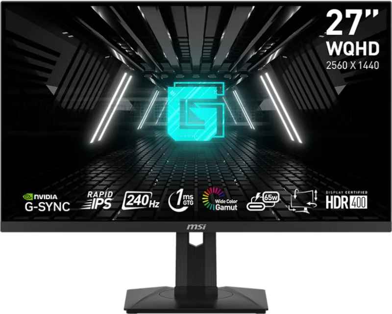 Monitor LED MSI Gaming G274QPX 27 inch WQHD IPS 1 ms 240 Hz USB-C HDR G ...