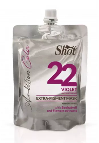 Masca coloranta EXTRA PIGMENT 200 ml - 22 VIOLET SHOT SHAM22 - cel.ro