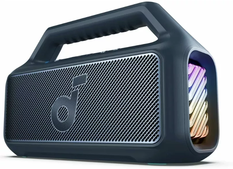 Boxa portabila Anker Soundcore Boom 2 80W BassUp 2.0 IPX7 Lumini RGB ...