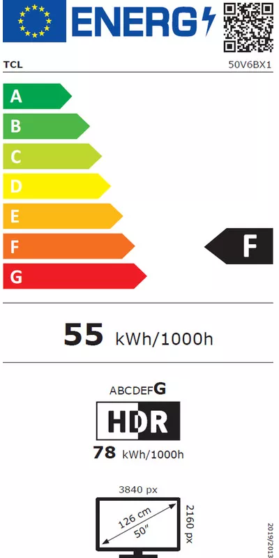 Televizor LED TCL Smart TV 50V6B Seria V6B 126cm 4K UHD HDR 50V6B