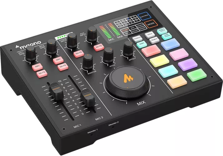 Mixer portabil Maonocaster AM100 studio all in one pentru podcast Maono ...