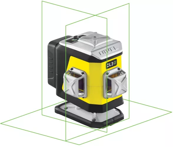 Nivela laser in cruce Nivel System CL3G 3D Multifunctionala laser verde ...