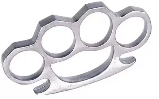 Pumnal rozeta box autoaparare simpla argintie dalimag53 - cel.ro