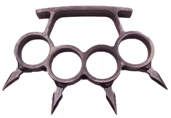 Pumnal Tip Box Rozeta Autoaparare Model Tepi Otel 11 cm Argintiu ...