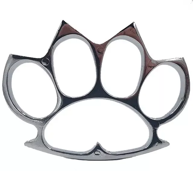 Pumnal tip box rozeta autoaparare tepuse ascutite 1 cm grosime argintiu ...