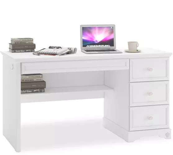 Birou de studiu pentru camera fetelor Colectia Rustic White f4ce ...