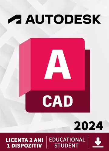 Autodesk Autocad 2024 Educational 2 Ani 1 Dispozitiv ATCD24S2A1D - cel.ro