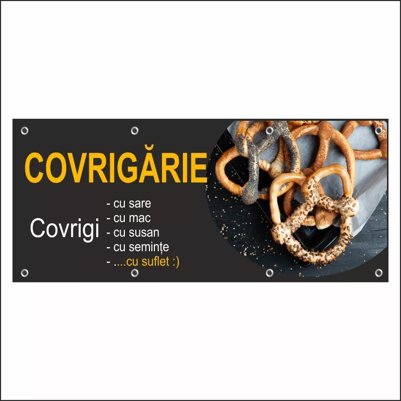 Banner MEDIA Covrigarie model 1 250 x 100 cm BANIMG165 - cel.ro