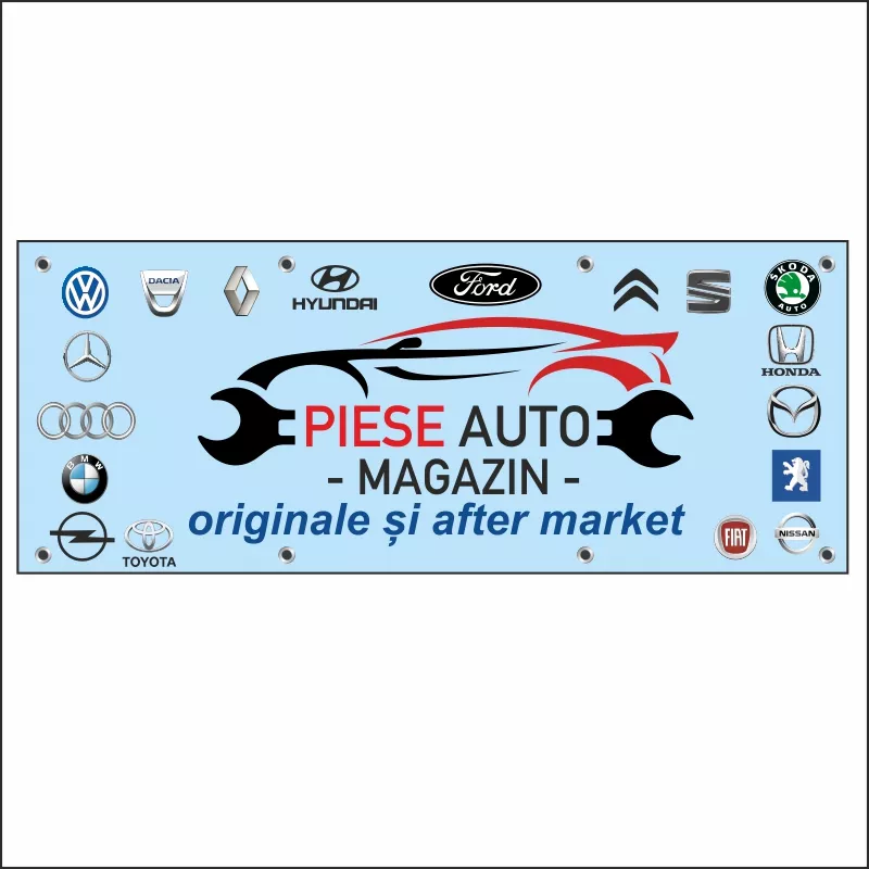 Banner MEDIA Piese auto model 1 300 x 120 cm BANIMG265 - cel.ro