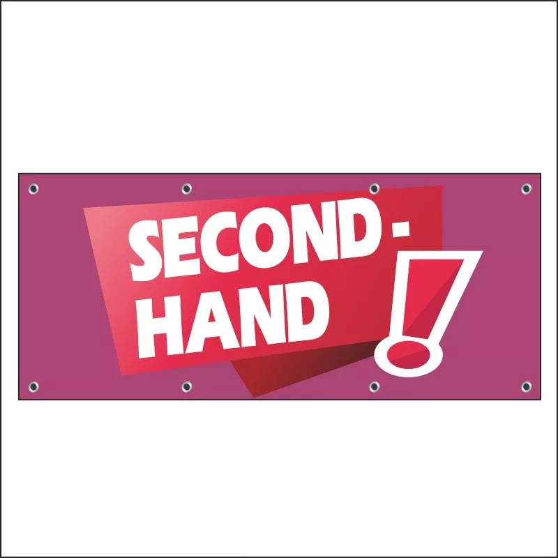 Banner MEDIA Second hand model 1 250 x 100 cm BANIMG445 - cel.ro