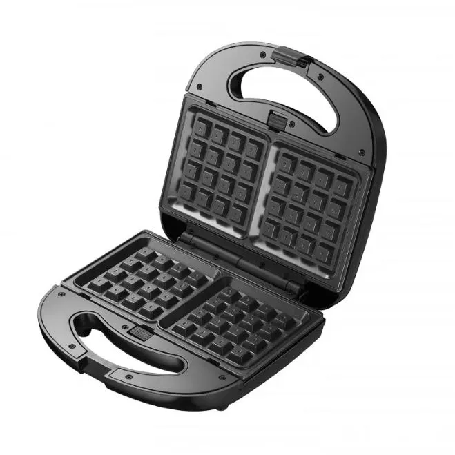 Aparat multifunctional 3 in1 pentru preparat vafe/gofre sau sandwich 750 W