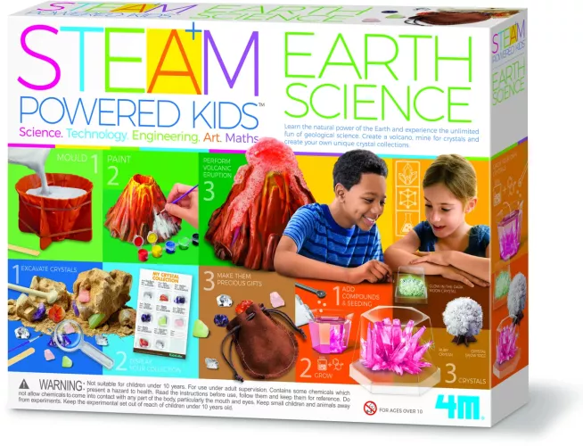 Kit stiintific - Stiinta Pamantului STEAM Kids aykn_996846418 - cel.ro