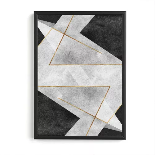 Tablou abstract model Arta Abstracta - 01 Alba 60 x 90 cm 1001591 - cel.ro