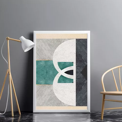 Tablou abstract model Arta Abstracta - 02 Natur 60 x 90 cm 1001611 - cel.ro