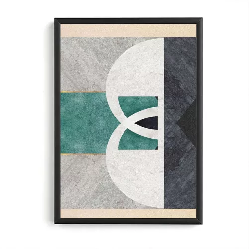 Tablou abstract model Arta Abstracta - 02 Natur 60 x 90 cm 1001611 - cel.ro