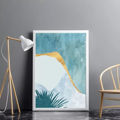 Tablou abstract model Arta Abstracta - 05 Alba 60 x 90 cm 1001639 - cel.ro