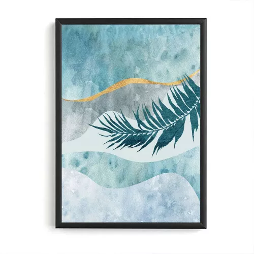 Tablou abstract model Arta Abstracta - 06 Neagra 60 x 90 cm 1001655 ...