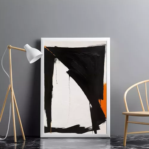 Tablou abstract model Modern Painting - 07 Neagra 60 x 90 cm 1001823 ...