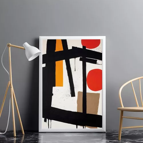 Tablou abstract model Modern Painting - 10 Natur 60 x 90 cm 1001863 ...