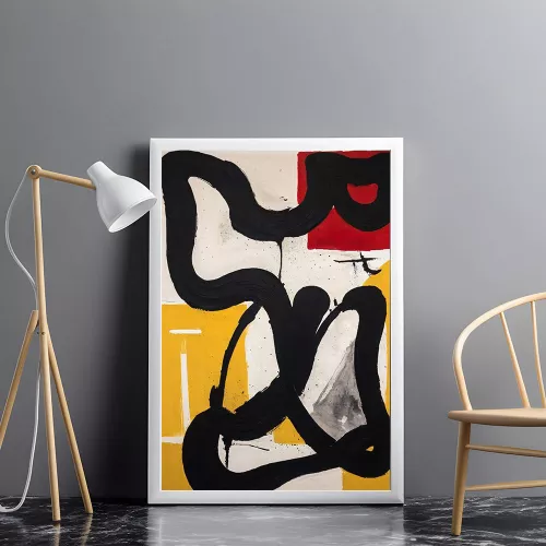 Tablou abstract model Modern Painting - 18 Natur 60 x 90 cm