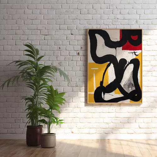 Tablou abstract model Modern Painting - 18 Natur 60 x 90 cm