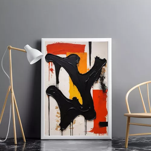 Tablou abstract model Modern Painting - 19 Natur 60 x 90 cm 1001971 ...