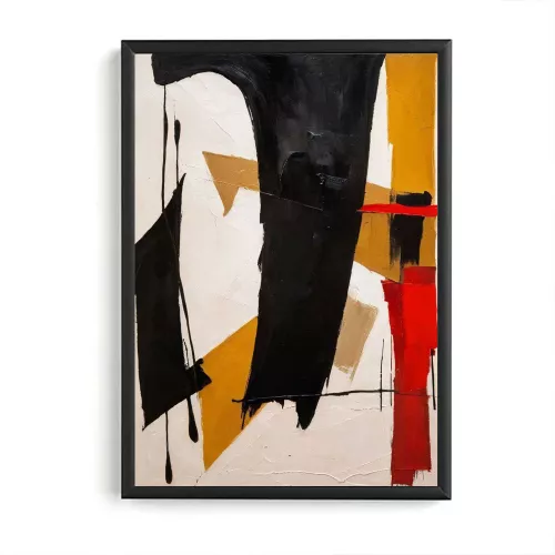 Tablou abstract model Modern Painting - 22 Alba 60 x 90 cm 1001999 - cel.ro