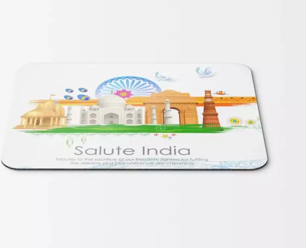 Mouse Pad Salute India Tribute Freedom Fighters India Gate Taj Mahal ...