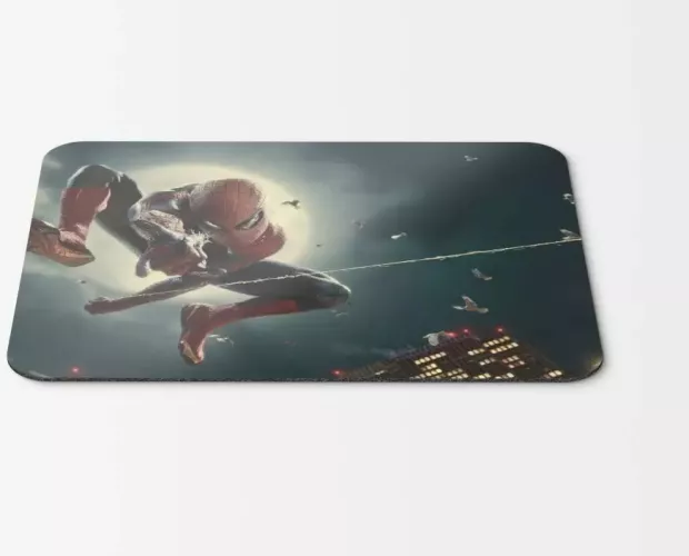 Mouse Pad Spider Man Web Artwork The Amazing - 21.5 x 27 x 0.3cm - cel.ro