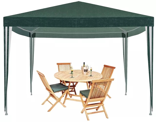 Cort Pavilion Verde 3x3 m pentru Petrecere Evenimente Curte sau Gradina ...