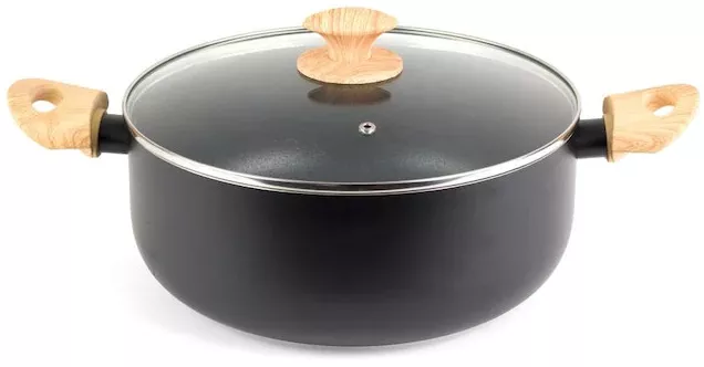 Oala cu capac PROGRESS Scandi Smartstone 20cm 2.5L 713098 - cel.ro