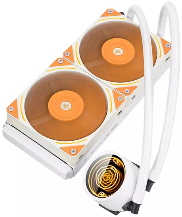 Cooler CPU Segotep Beiced II 240 Meow Orange ARGB - cel.ro