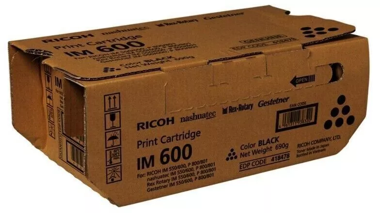 Toner Ricoh 25500p pentru P800/P801/IM550F/IM600 418478 - cel.ro