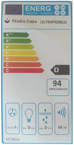 Hota rustica Studio Casa Olymp Blk 60 cm 2 motoare 3 viteze Butoane ...