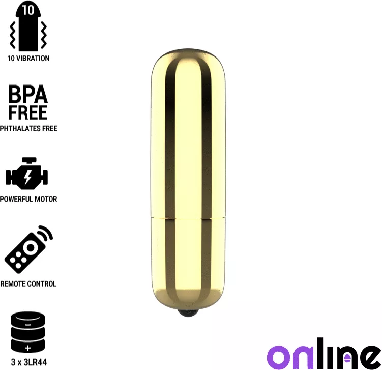 ONLINE - MINI BULLET VIBE GOLDEN 8435565932329