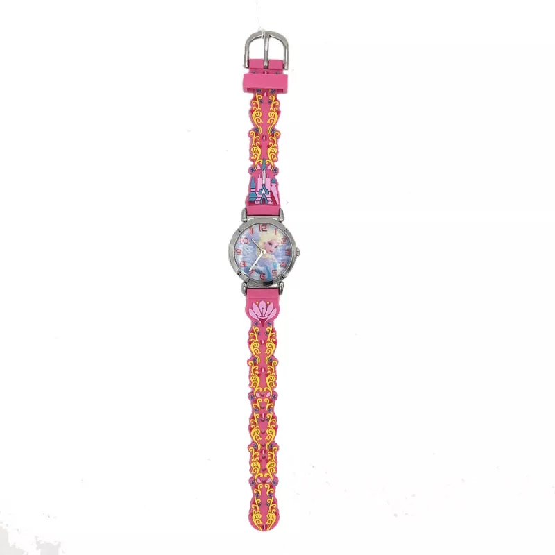 Ceas de mana analogic roz cu Elsa Frozen FR4001PK - cel.ro