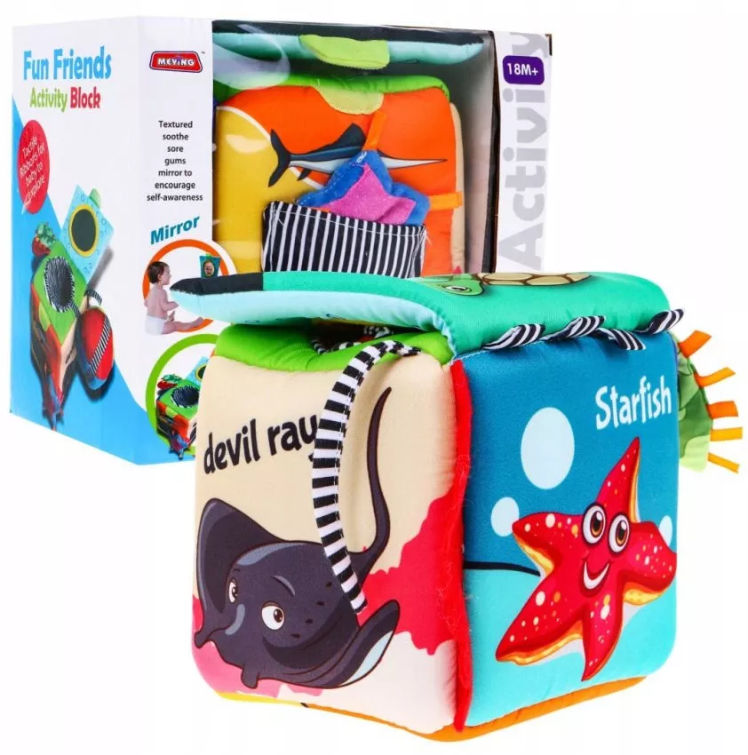 Jucarie interactiva bebe cub senzorial Lumea Marii din plus Fun Friends ...