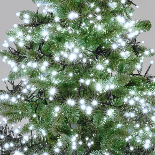 Lant usor cluster LED - alb rece crei_341264519