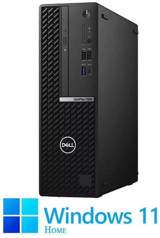 Calculator Dell OptiPlex 7080 SFF Hexa Core i5-10500 16GB DDR4 SSD Win ...