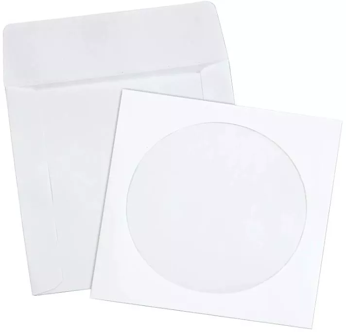 Plic hartie CD/DVD fereastra transparenta 100 buc 00000718-COPCD100 ...