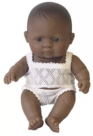 Papusa bebelus fetita latinoamericanca miniland 21 cm ML31128 - cel.ro