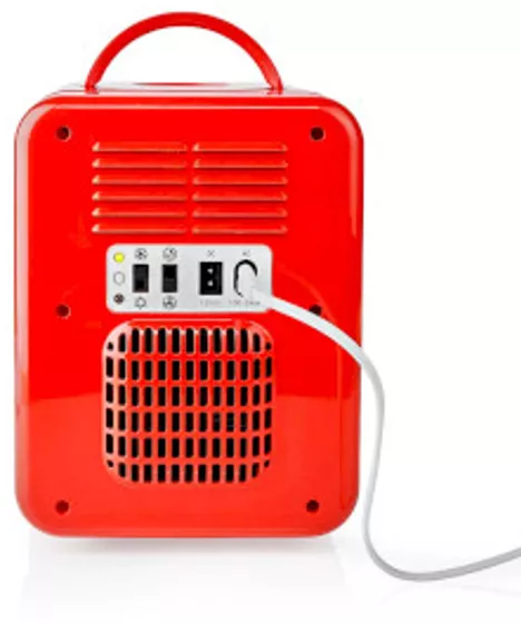 Mini frigider portabil - 4 l - 12 V DC / 100 - 240 V AC - Rosu 7t3c ...