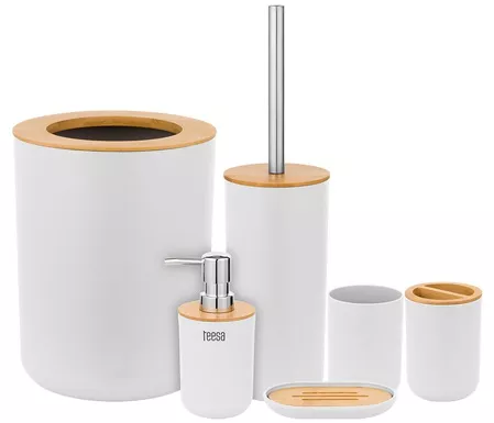 SET 6 ACCESORII BAIE ALB TEESA 3924900090 - cel.ro