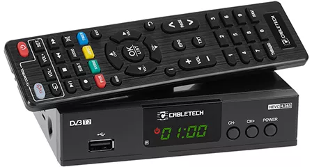 TUNER DVB-T2 H.265 HEVC LAN CABLETECH URZ0338A - cel.ro
