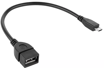 CABLU OTG USB A MAMA - MICRO USB TATA 20CM KPO2908