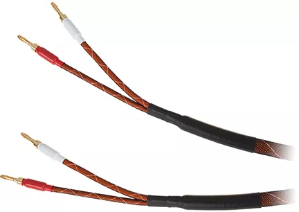 SET CABLU DIFUZOR MUFE BANANA X2 CUPRU 15AWG 5M K&M KM0335-5M - cel.ro